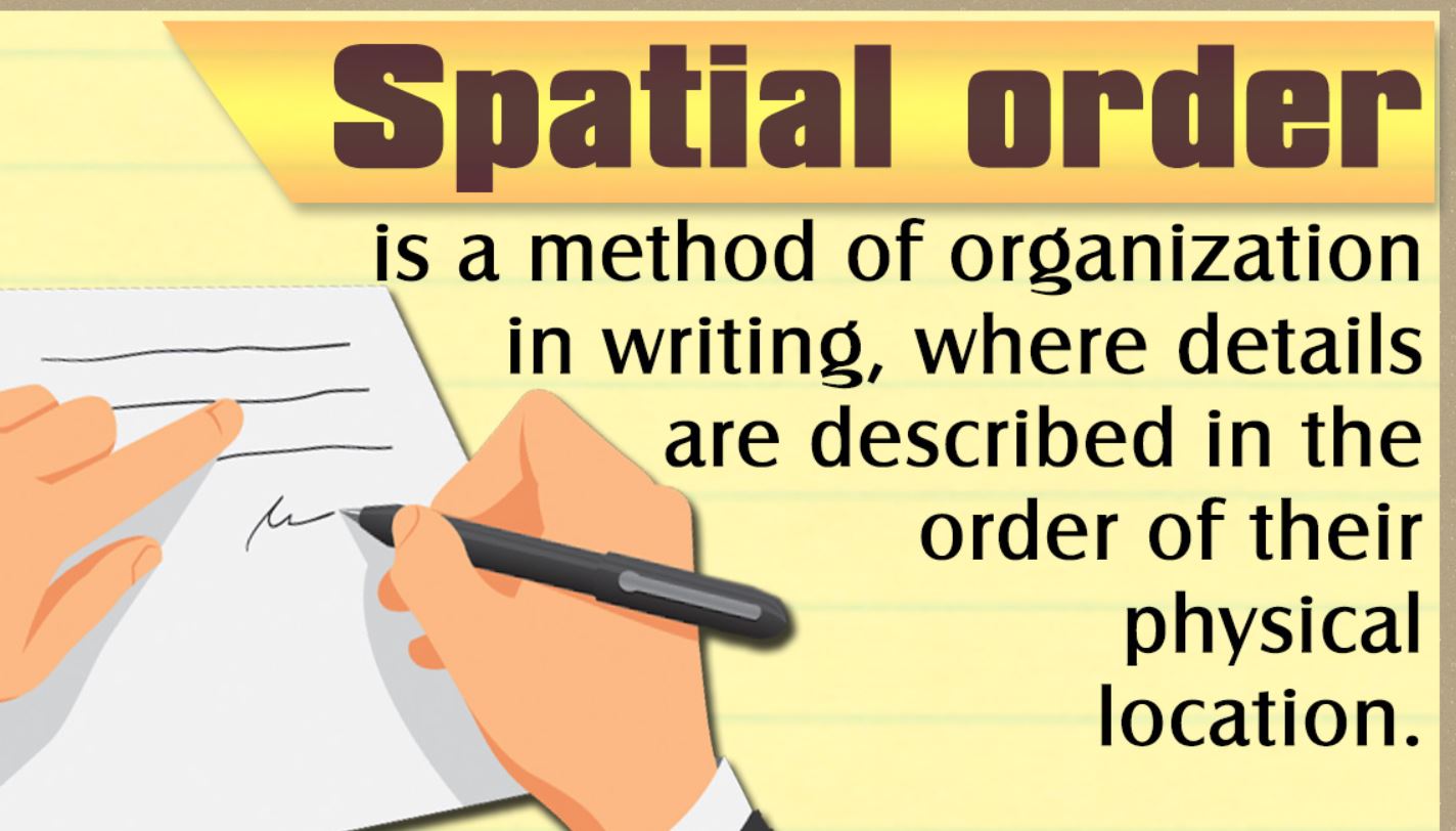 What Is Spatial Order In Assignment And How Can I Use It In My Essay 